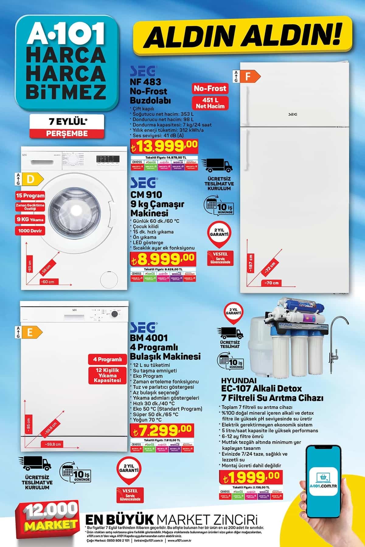 A101 7 EYLÜL 2023 AKTÜEL KATALOĞU