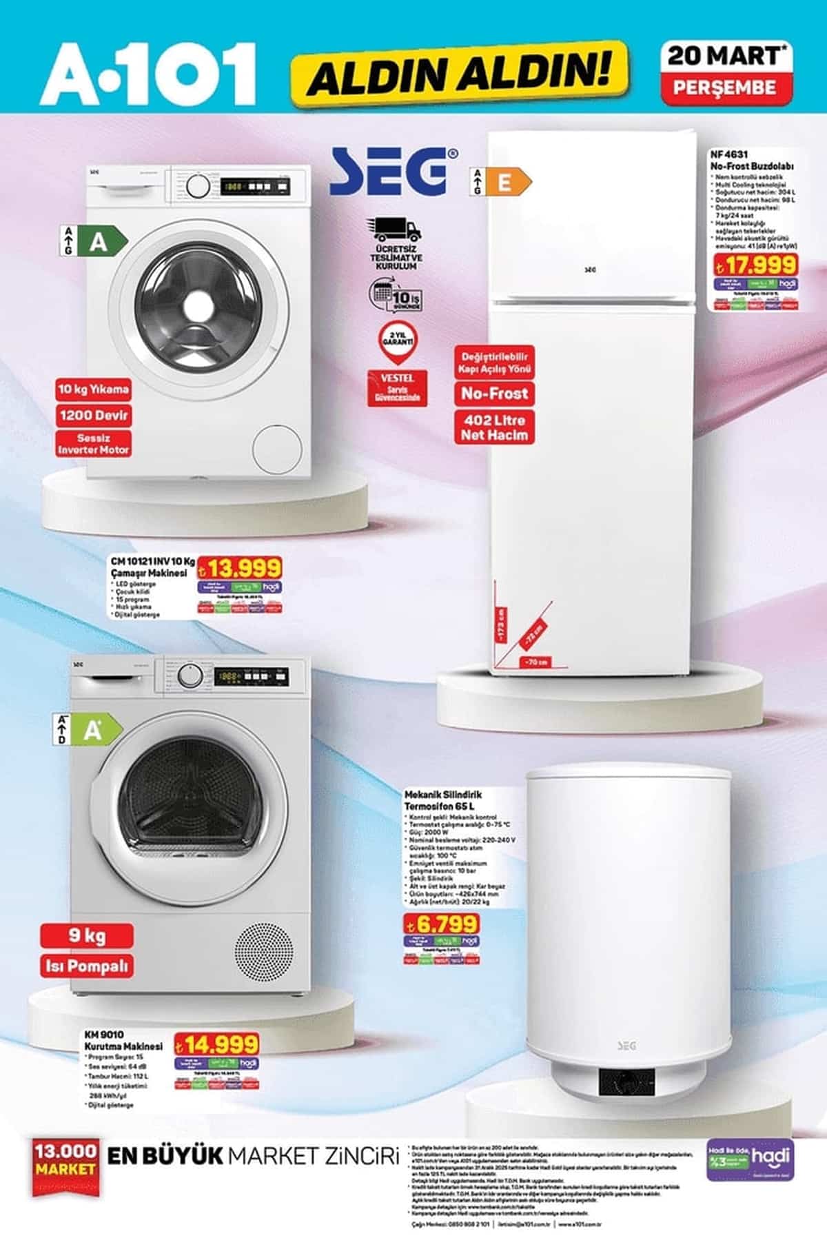 A101 20 MART 2025 AKTÜEL KATALOĞU