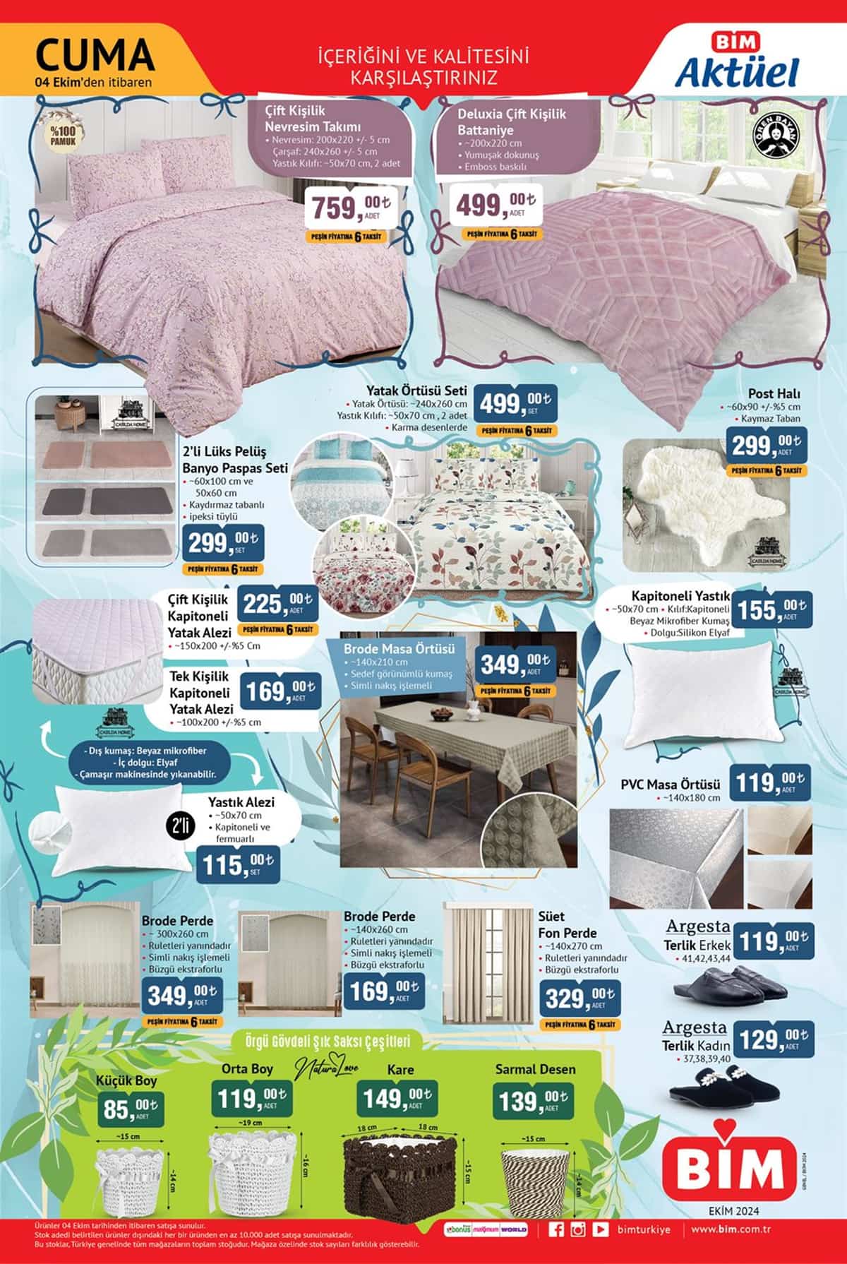 BİM 4 EKİM 2024 AKTÜEL KATALOĞU