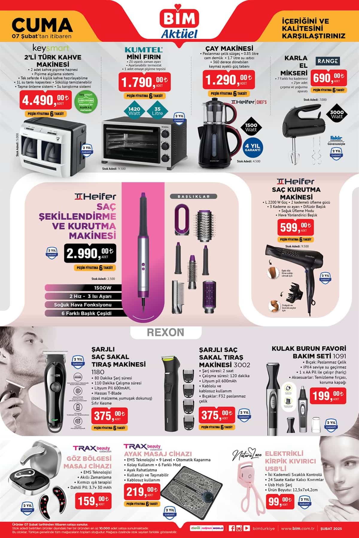 BİM 7 ŞUBAT 2025 AKTÜEL KATALOĞU