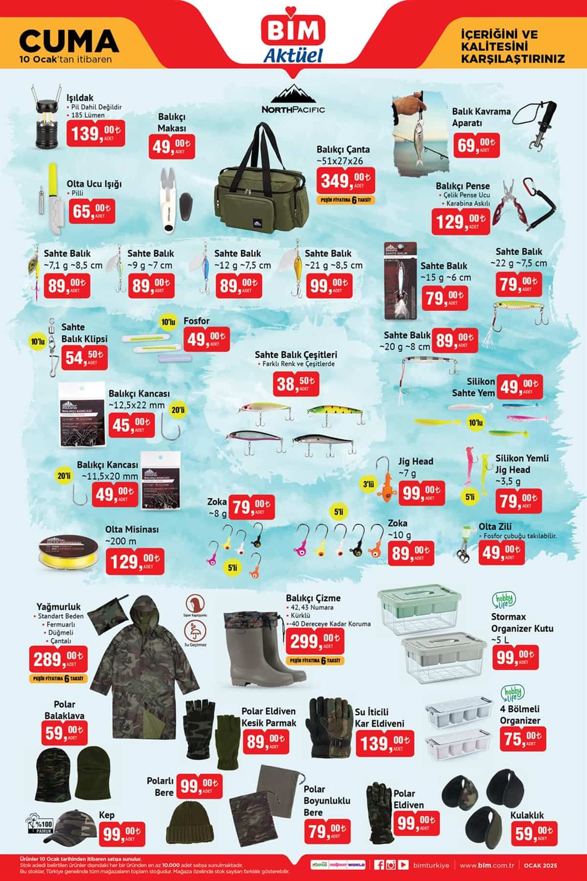 BİM 10 OCAK 2025 AKTÜEL KATALOĞU