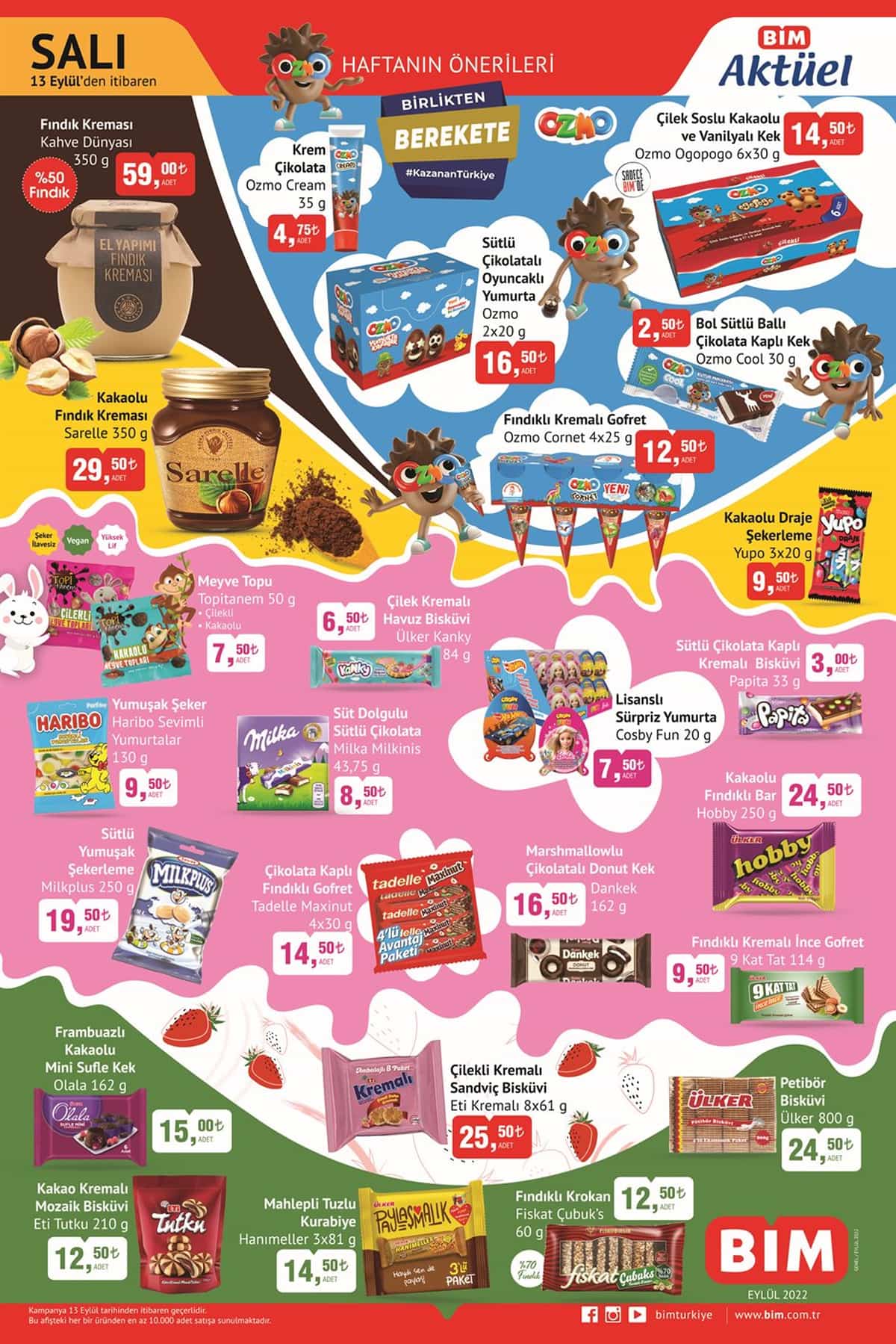 BİM 13 EYLÜL 2022 AKTÜEL KATALOĞU