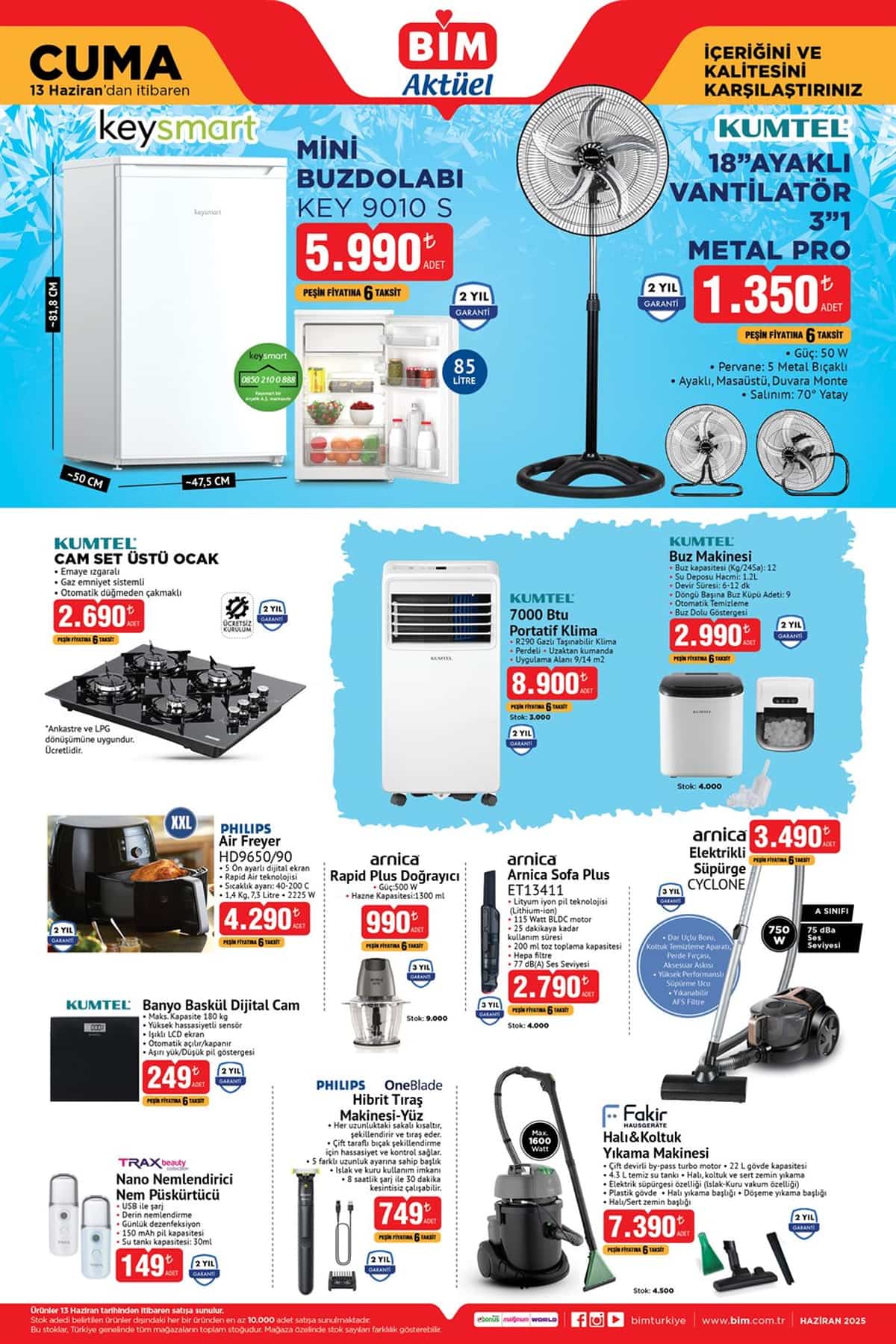 BİM 13 HAZİRAN 2025 AKTÜEL KATALOĞU