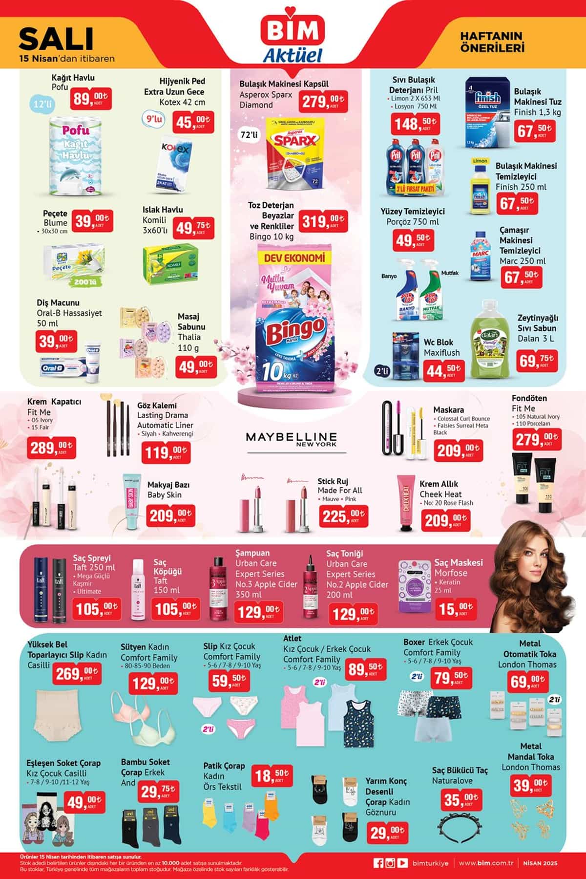 BİM 15 NİSAN 2025 AKTÜEL KATALOĞU