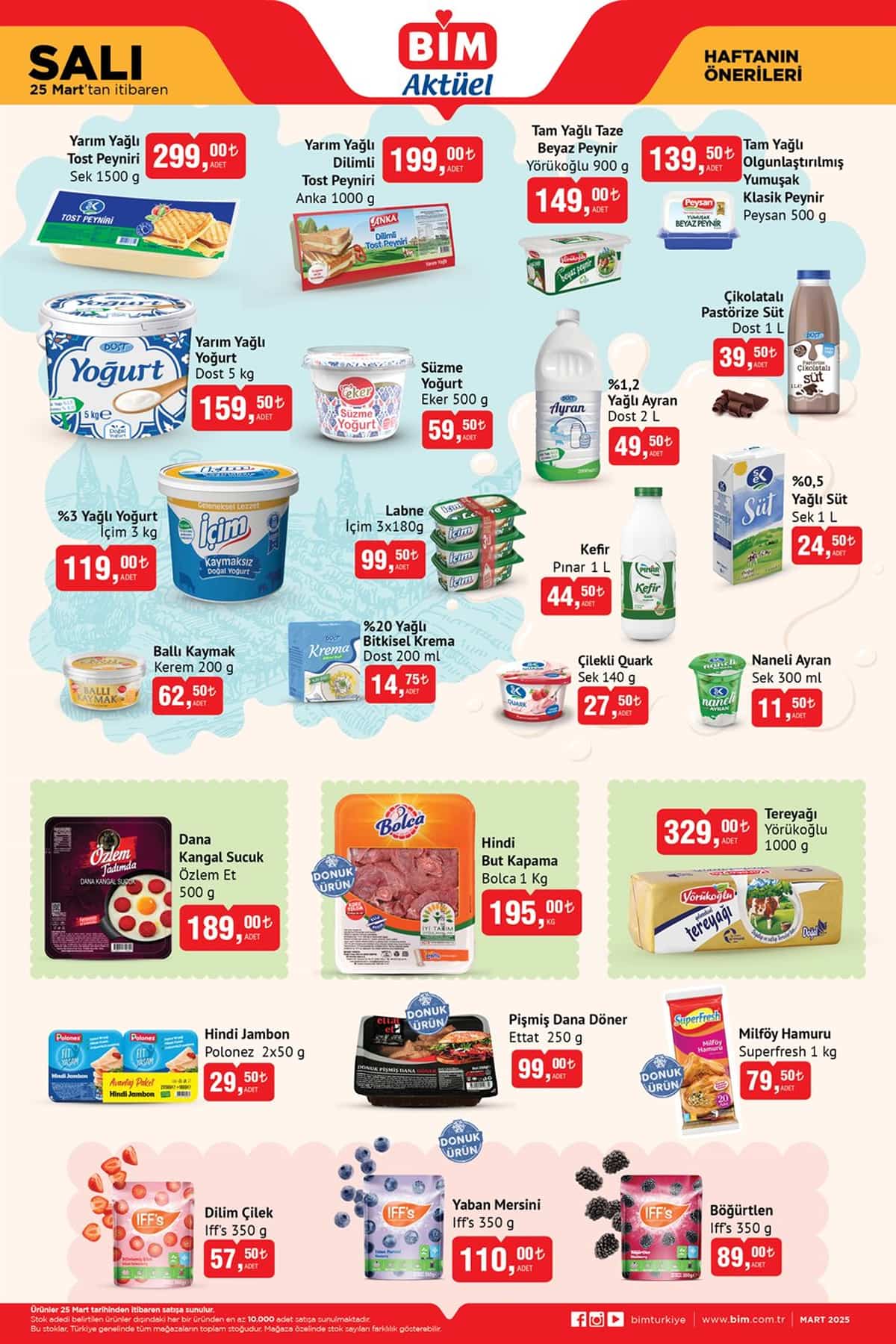 BİM 25 MART 2025 AKTÜEL KATALOĞU
